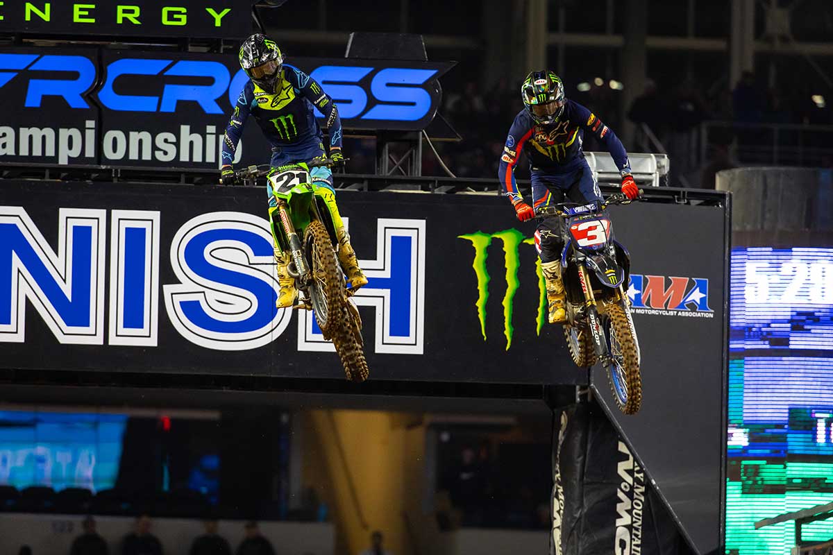 Eli Tomac Gets Another Supercross Triple Crown Win in Arlington ...