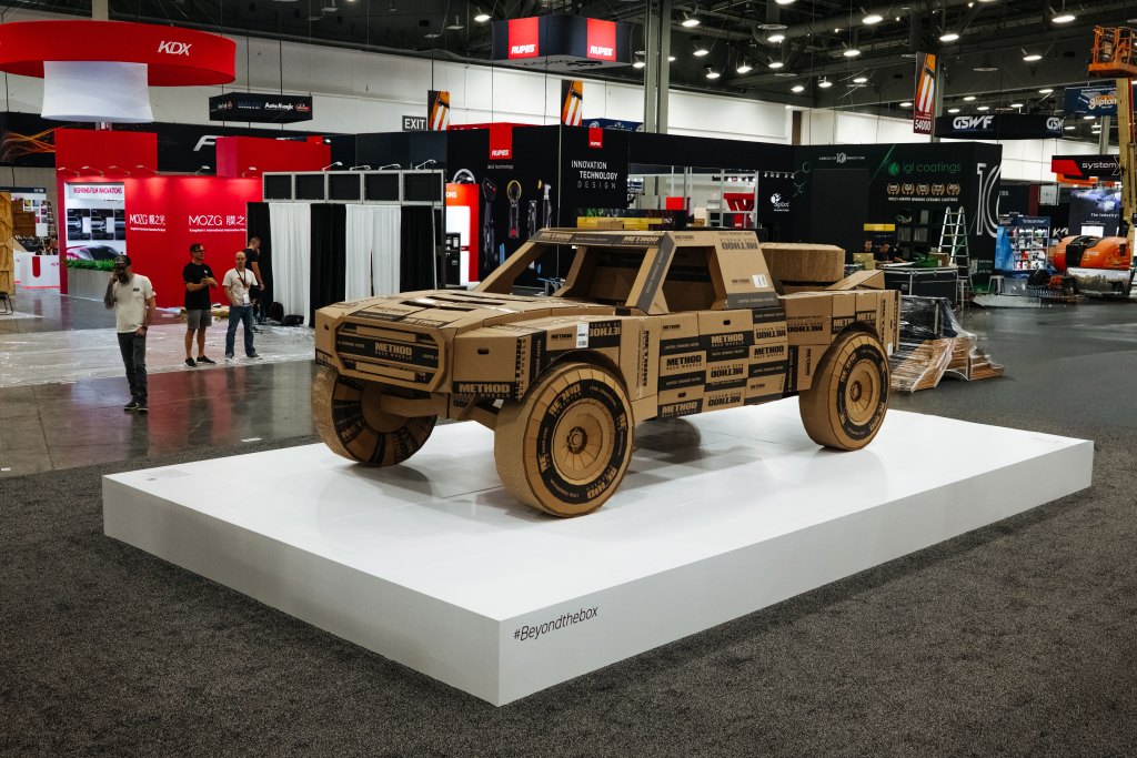 Method Wheels Unveils Cardboard Trophy Truck at SEMA - DirtSportsWorld